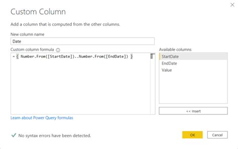 How To Fill Dates Between Start Date And End Date In Power BI Power Query
