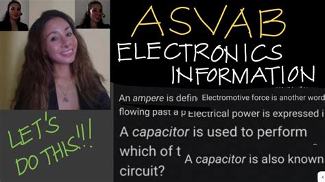 Asvab Electronics Information Review Jane Maciejewski Youtube