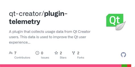 GitHub Qt Creator Plugin Telemetry A Plugin That Collects Usage Data From Qt Creator Users