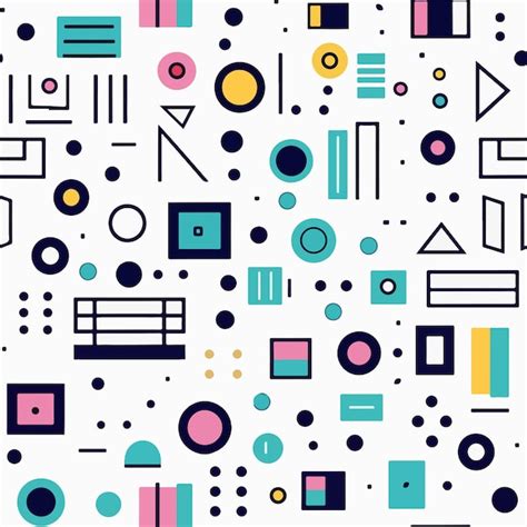 Premium Vector Geometric Abstract Seamless Pattern Vector