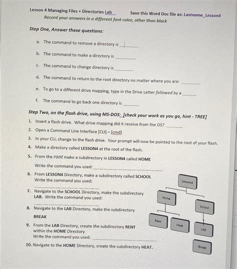 Solved Lesson 4 Managing Files Directories Lab Save This