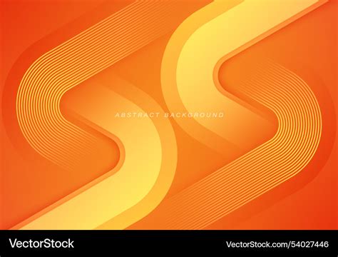 Modern Orange Abstract Background Creative Vector Image