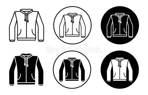 Hoodie Jacket Icon Stock Vector Illustration Of Wear 325374761