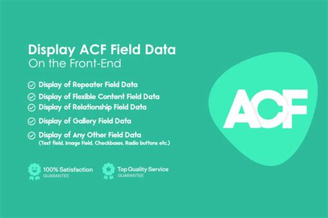 Display Acf Field Data On The Frontend By Saiprasad Fiverr