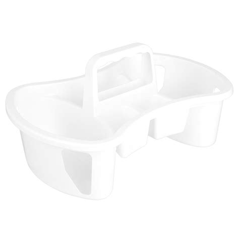 White Shower Caddy Large At Home