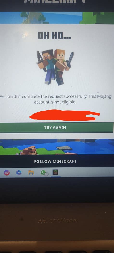 Im Trying To Post Migrate My Account But It Keeps Saying This Please Help R Minecraft
