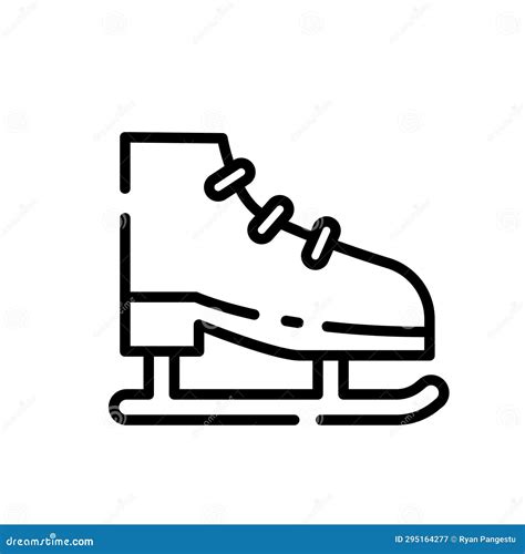 Linear Man Skating Icon From Behavior Outline Collection Thin Line Man Skating Vector Isolated