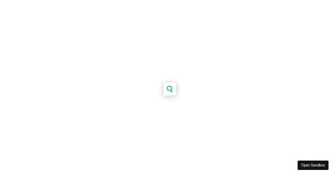 Expandable Search Bar Codesandbox