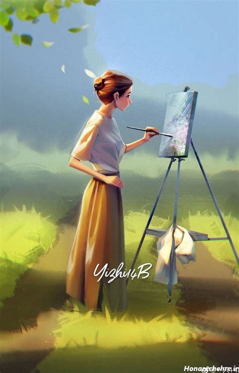 24 عکس از دنیای جذاب نقاشی دخترانه فانتزی کیوت