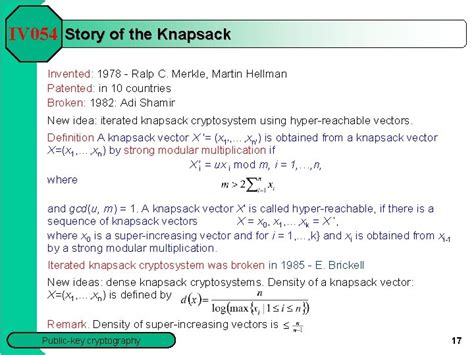 Iv 054 Chapter 5 Publickey Cryptography I Rsa
