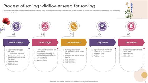 Wildflower Seed Saving Powerpoint Template Bundles Ppt Example Ppt Example