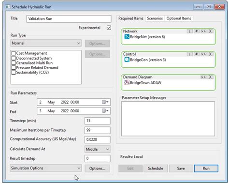 performing a run autodesk