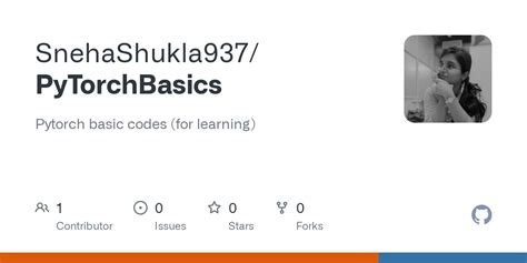 GitHub SnehaShukla937 PyTorchBasics Pytorch Basic Codes For Learning