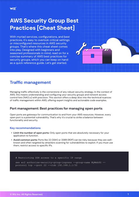 Mastering Aws Security Groups Essential Best Practices Wiz