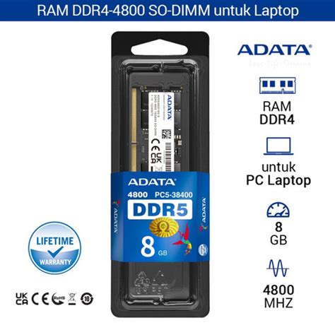 Jual Adata Ddr5 8gb 4800mhz Sodimm Ddr5 4800 8gb Ram For Laptop Jakarta Pusat Smc Shop