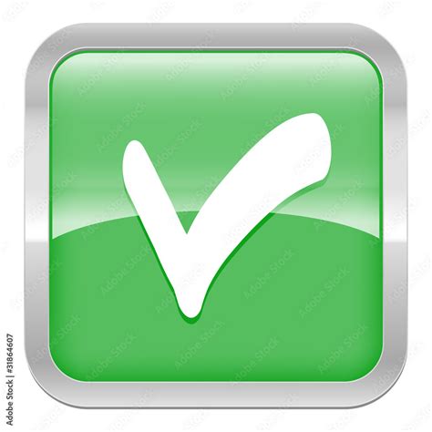 pictogramme validation stock vector adobe stock