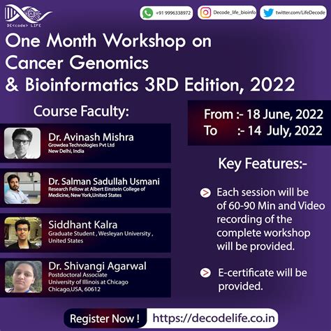 👨‍🏫 Decode Life Bioinformatics Training Institute