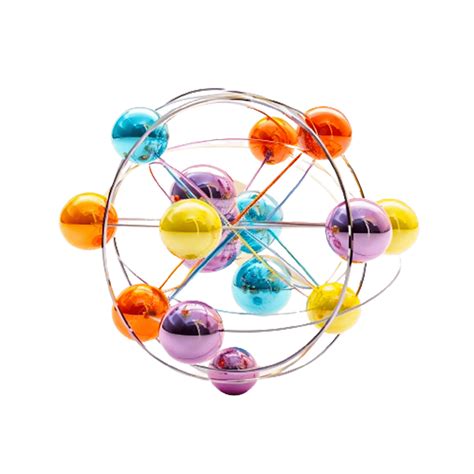 Oxygen Atom Illustration On White Background Atomic Structure