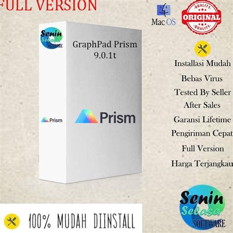 Jual Software Analisa Dan Grafik Graphpad Prism 9 0 1t [mac] Shopee