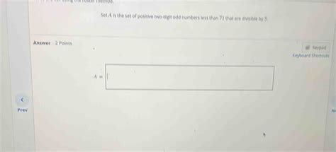 solved he roster method set a is the set of positive two digit odd