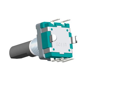 Vertical Digital Incremental Rotary Encoder With 0 5mm Travel Push