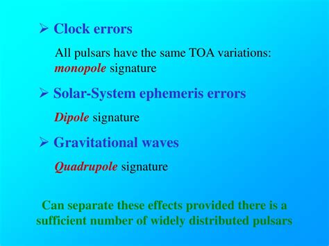 Ppt Detection Of Gravitational Waves With Pulsar Timing Powerpoint