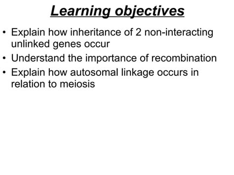 Dihybrid Inheritance Lesson 5 PPT Genetics Science