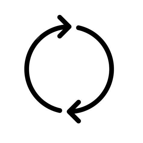 Refresh Arrow Vector Design Images Refresh Or Sync Arrows Rotation Update Loop Arrows Png