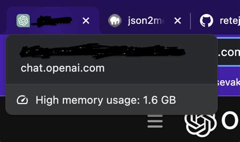 chatgpt 4 browser tab high ram usage issue bugs openai developer forum