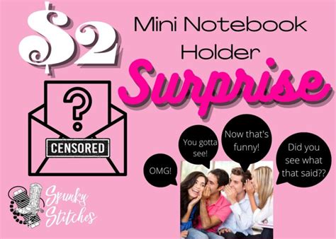 Adult Funny Surprise Mini Notebook Cover