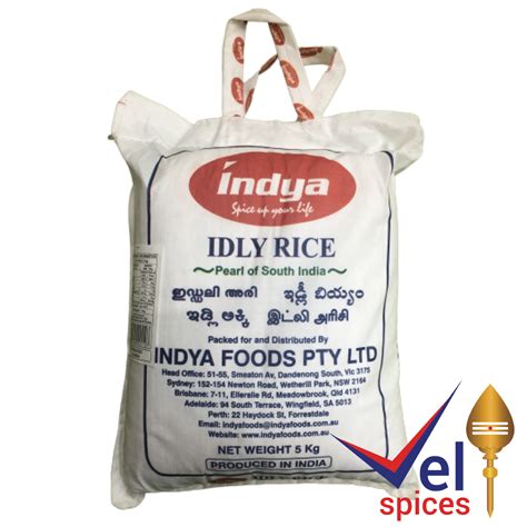 Buy Indya Idly Rice 5kg Online Melbourne Velspices Australia