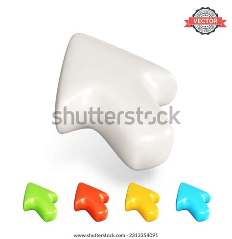 Set Computer Cursors Mouse Pointers Arrows Stock Vector Royalty Free