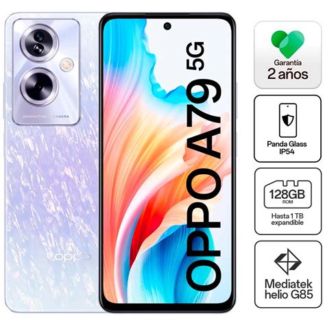 Smartphone Oppo A79 6 72 8gb 256gb 50mp 2mp Lila Plazavea Plazavea