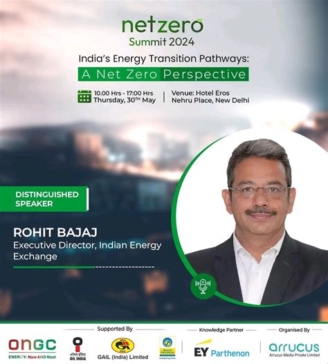 sudhir kumar on linkedin staytuned netzero summit2024 india