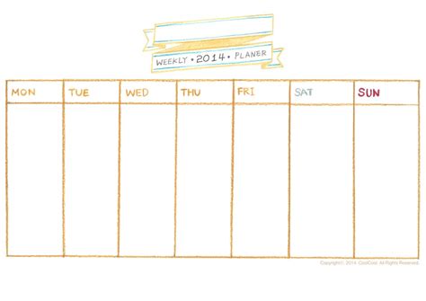 위클리플래너 주간 계획표 양식 주간 스케줄표를 강북 미술학원 창조의 아침에서 드립니다 네이버 블로그