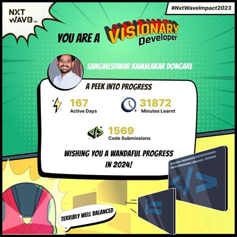 Sangmeshwar Dongare On Linkedin Nxtwaveccbp Nxtwaveimpact2023 Nxtwave Ccbp Rahulattuluri