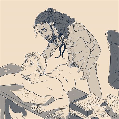 Rule 34 Anal Sex Beard Blackbeard Body Hair Canon Couple Desk Desk Sex Dilf Edward Teach