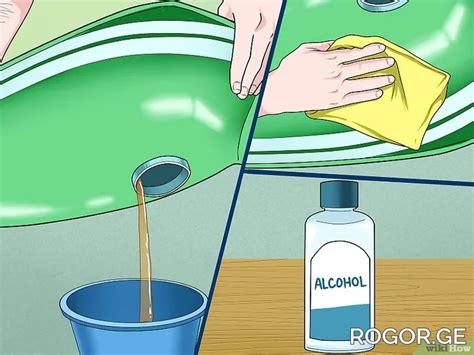 როგორ დავაწებოთ დაზიანებული პლასტმასის ბაკი Rogor Ge