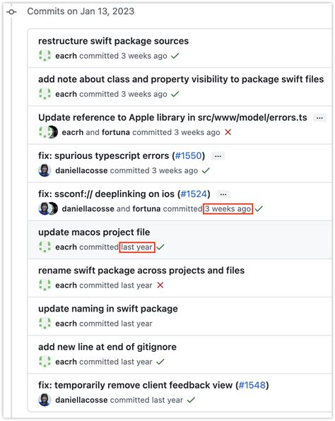 Github Ui Marks Commits Made Earlier This Year Are Shown As Last Year Community Discussion