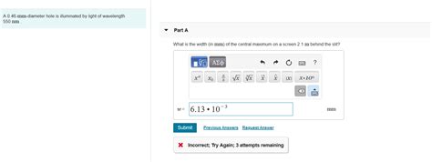 Solved A 460 Lines Mm Diffraction Grating Is Illuminated By