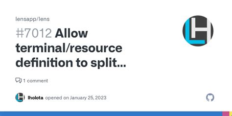 Allow Terminalresource Definition To Split Vertically · Issue 7012