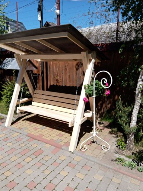 Качеля Качеля садовая Деревяна качеля Гойдалка Дерево Розкладна 5 500 грн Сад огород