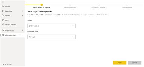 use machine learning and cognitive services with dataflows power bi
