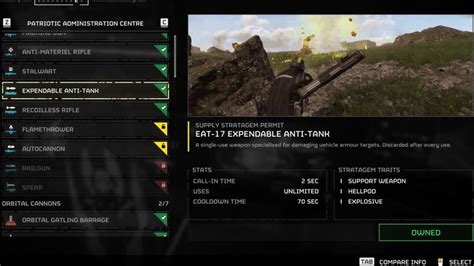 How To Get The Eat 17 Stratagem In Helldivers 2 Op Expendable Anti