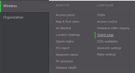 Setting Up Your Meraki ☁️ Integration Captive Wifi Knowledgebase