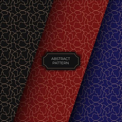 premium vector abstract rounded lines pattern