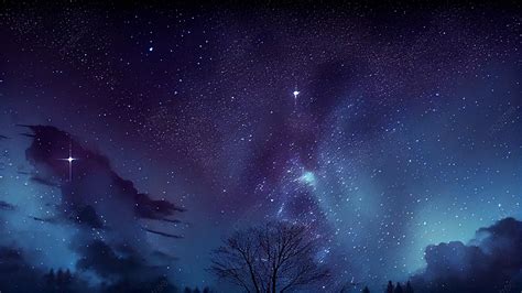 Starry Sky Dreamy Beautiful Background, Starry Sky, Dream, Beautiful ...
