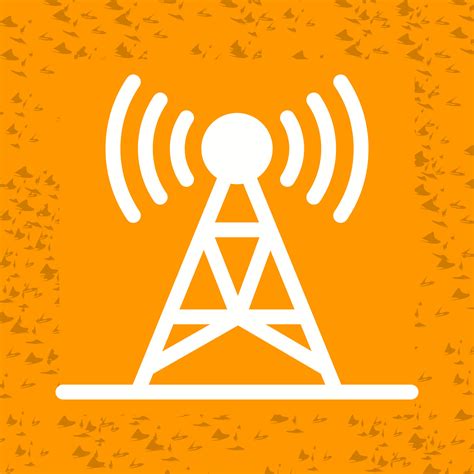 Signal Tower Vector Icon 22349969 Vector Art At Vecteezy