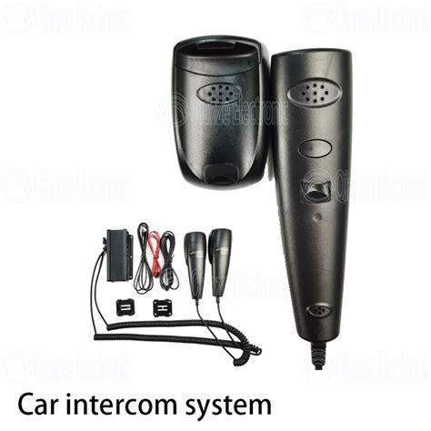 Car Intercom System For Conversion Vans And Luxury VIP Cars And Vans Wireless Handheld Intercoms