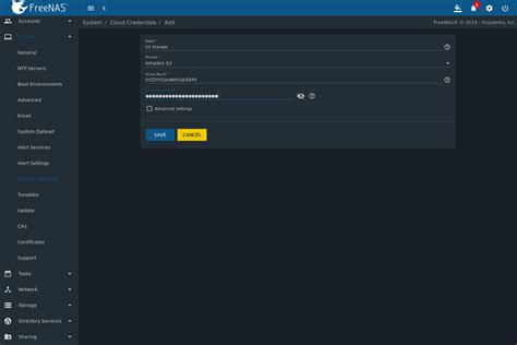 6 System — Freenas®112 U7 User Guide Table Of Contents